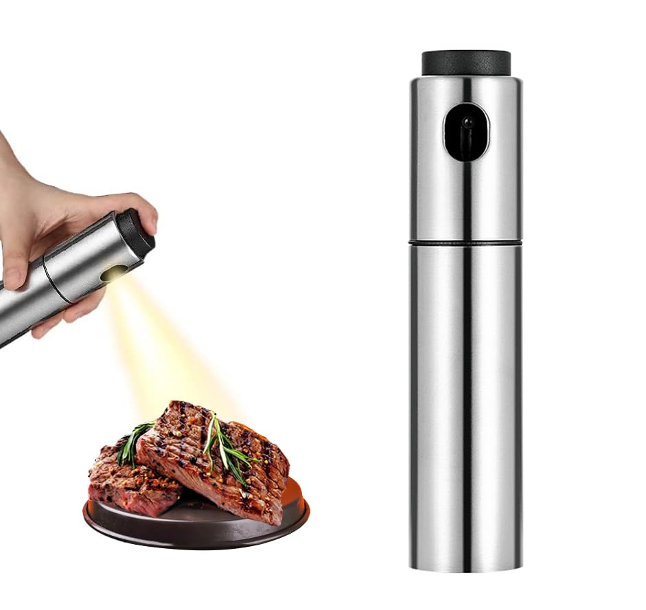 Amazon.com: SHENGJMXING 100ml Olive Oil Sprayer Oil Dispenser Stainless ...