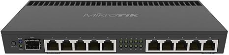 Amazon.com: Mikrotik RB4011IGS+RM Wired Router Ethernet LAN Black ...