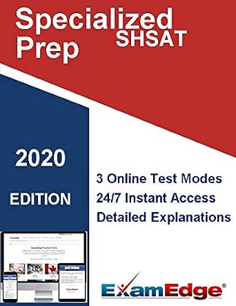 Amazon.com: Specialized High Schools Admissions Test () Certification ...