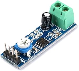 Amazon.com: 5pcs LM386 Mono Audio Amplifier Module 200 Times AMP Solo ...