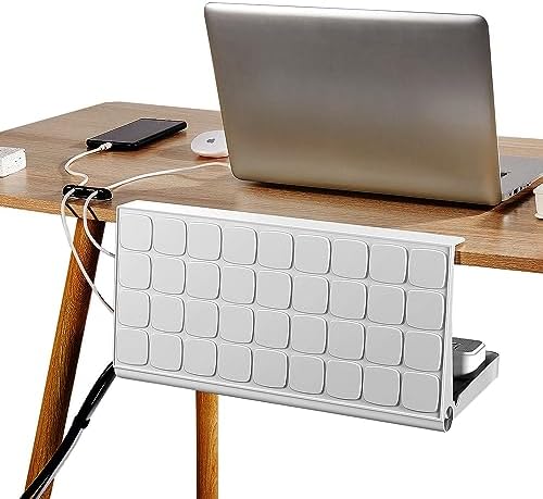 Amazon.com: BITZE Under Desk Cable Management Tray for Office and Home ...