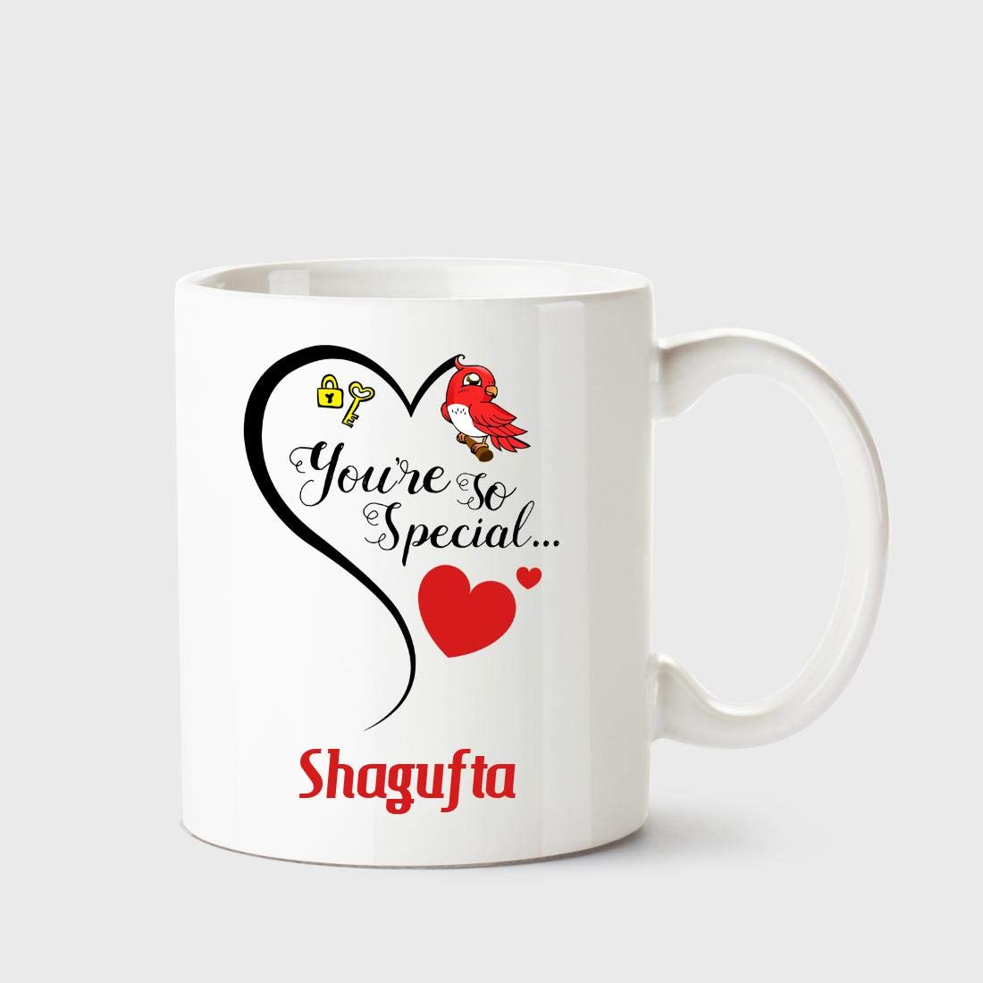Shagufta Name Logo