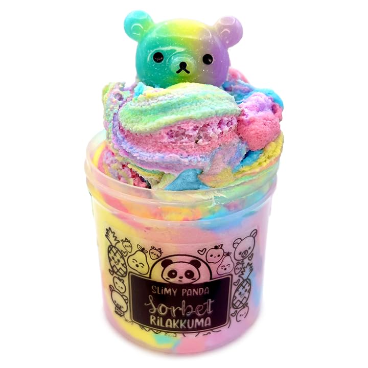 Amazon.com: Rilakkuma Sorbet Cloud Slime (6OZ) Handmade Slime | SLIMY ...