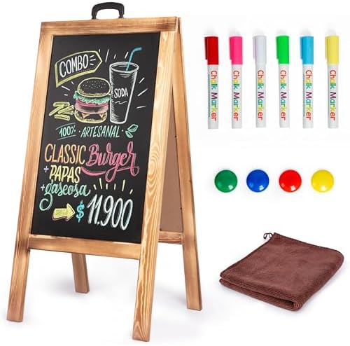 Amazon.com : SimplisticStuff A Frame Chalkboard Sign, 40x20 Magnetic ...