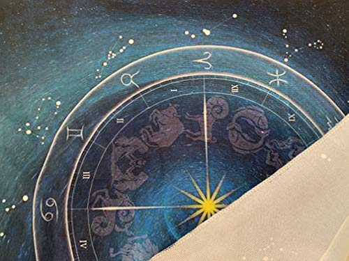 Hippolya Nappe d'autel bleu 12 constellations roulette naturelle nappe ...