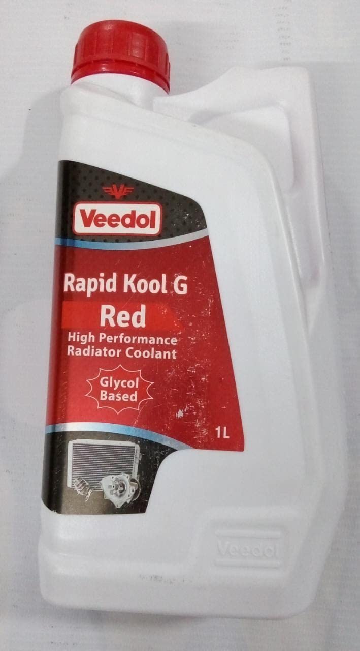 VEEDOL Rapid Kool G RED HIGH Performance Radiator COOLANT 1 LTR ...
