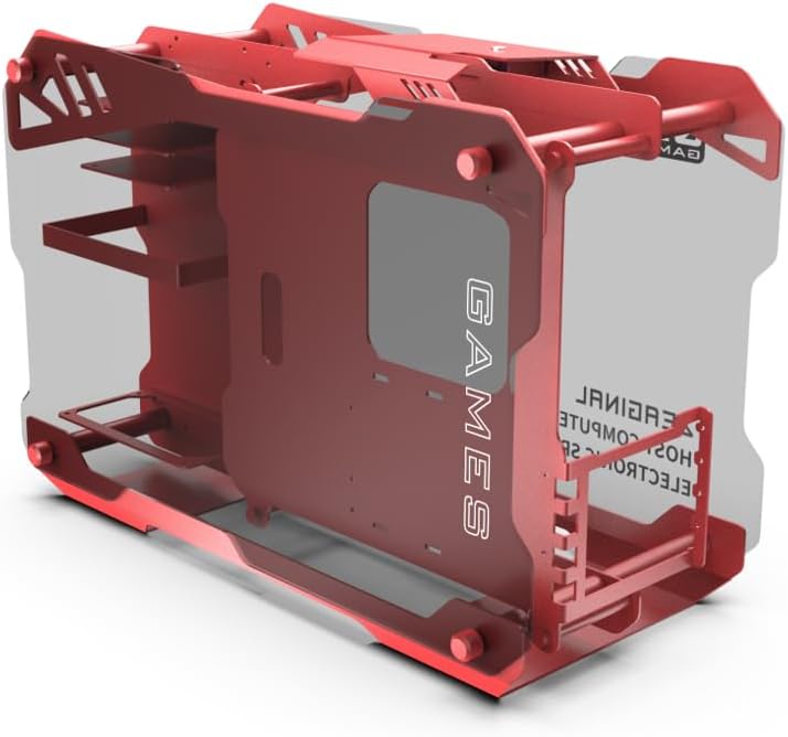 Amazon.com: HELLOLAND Zeaginal ZC-02M Tempered Glass Mini Computer Case ...