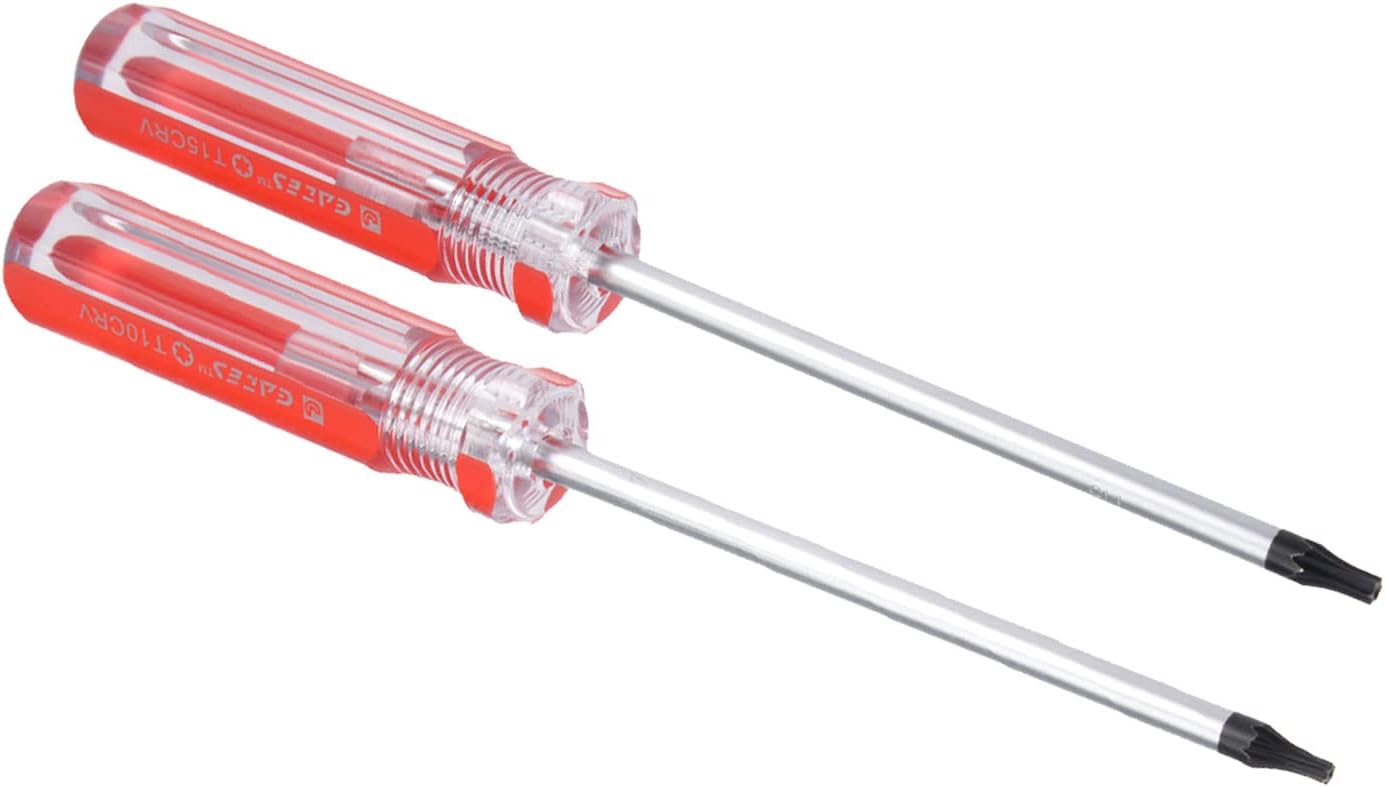 uxcell Torx Screwdriver Set, T10 & T15 Security Magnetic Star Screw ...