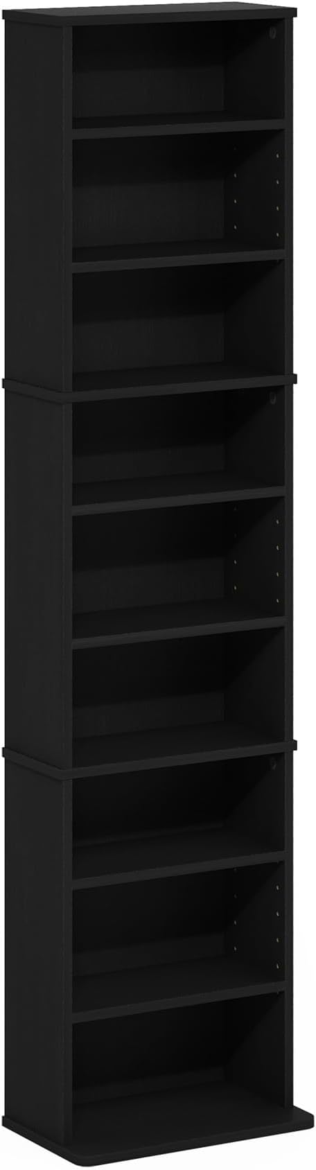 Amazon.com: Furinno Jaya 9-Shelf Multimedia Media Storage Tower Rack ...