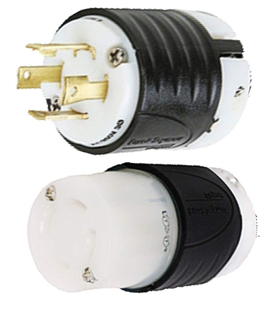 Iron Box L15-20 Plug and Connector Set for 20A, 250V, 12000W Generators ...