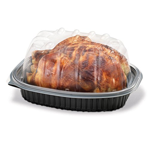 Amazon.com: Placon Placon Black Rotisserie Chicken Roaster Container ...