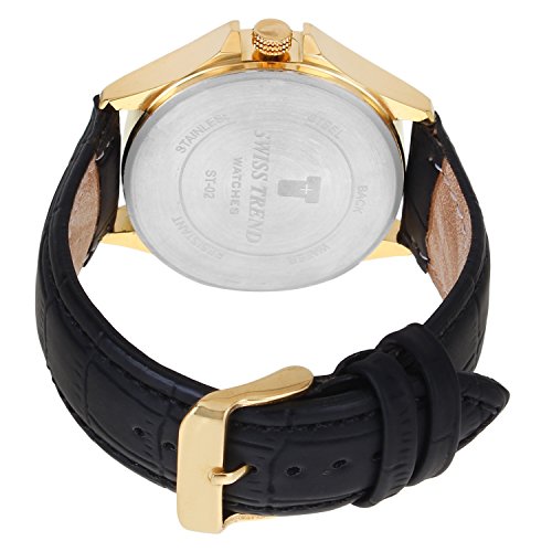 Buy Swiss Trend Classy All Black Wrist Watch Men's Watch|Boy's Watch at ...