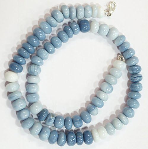 Natural Gem piedra peruana a la sombra azul Opal perlas de Big completo ...