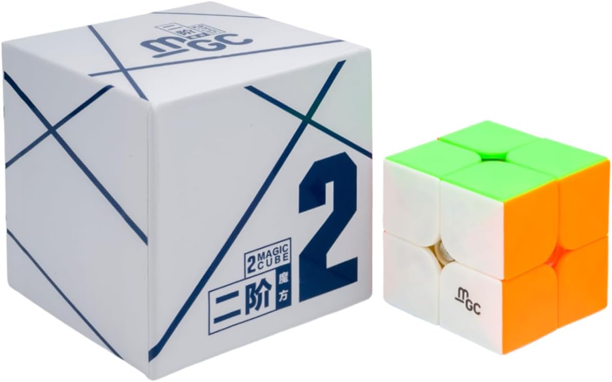 D ETERNAL Magnity 2M Cube 2x2 (Magnetic) Stickerless Magic Speed Cube ...