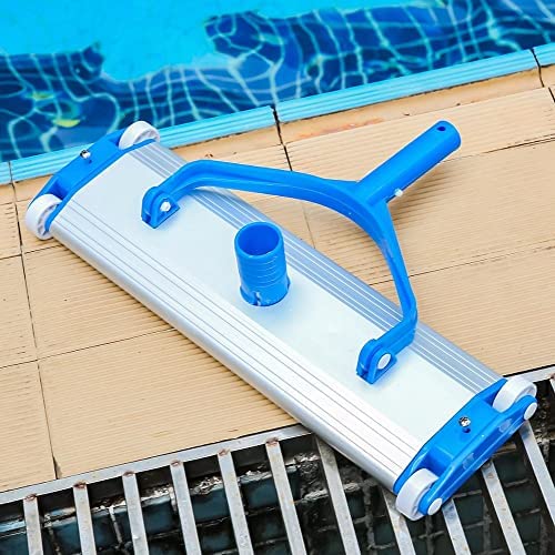 Heavy Duty 18 Inch Aluminum Weighted Swimming Pool Vacuum Head on ...