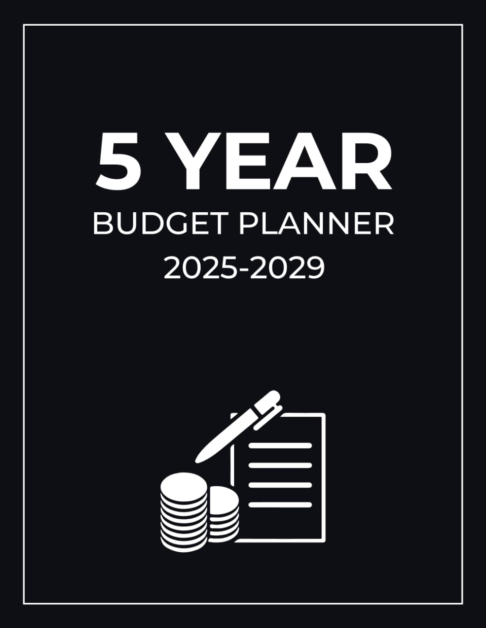 5 Year Budget Planner 2025-2029: Includes Monthly Bill Payment ...