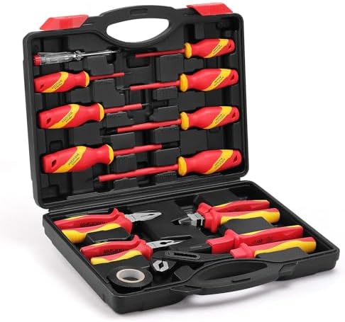 Amazon.com: HURRICANE 1000V Insulated Electrician Screwdriver Set, All ...