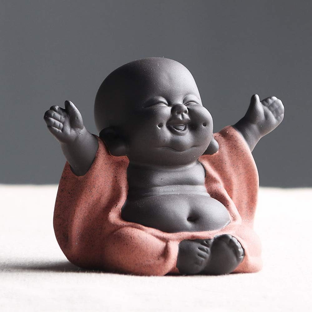 Amazon.com: Kingzhuo A Collection of Cutie 5 Smiling Buddha Laughing ...