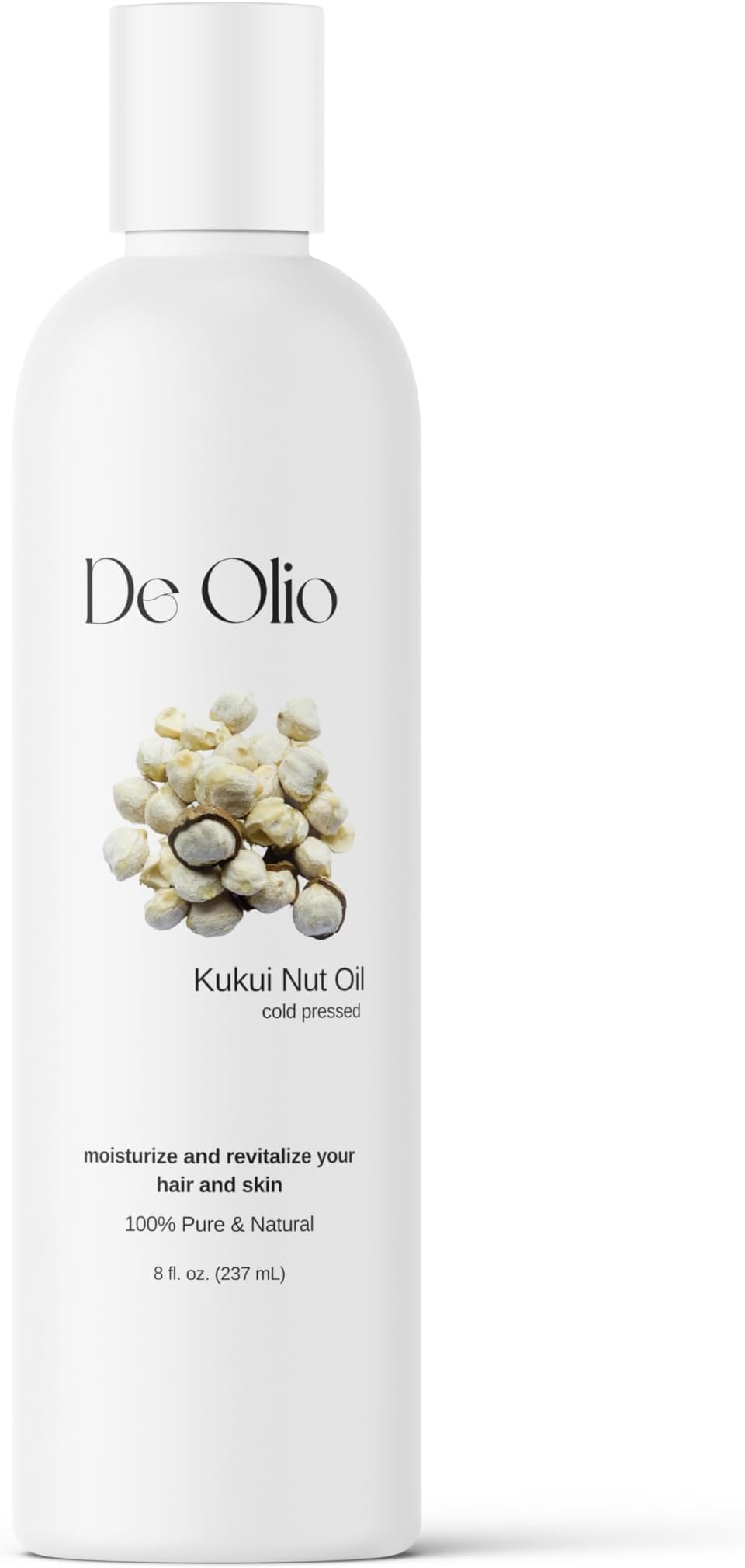 Amazon.com : De Olio | Kukui Nut Oil | 100% Pure & Natural | Imported ...