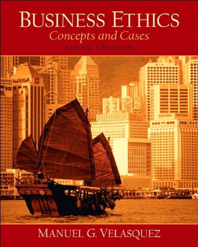 M. G. Velasquez's Business Ethics, A Teaching and Learning Classroom ...