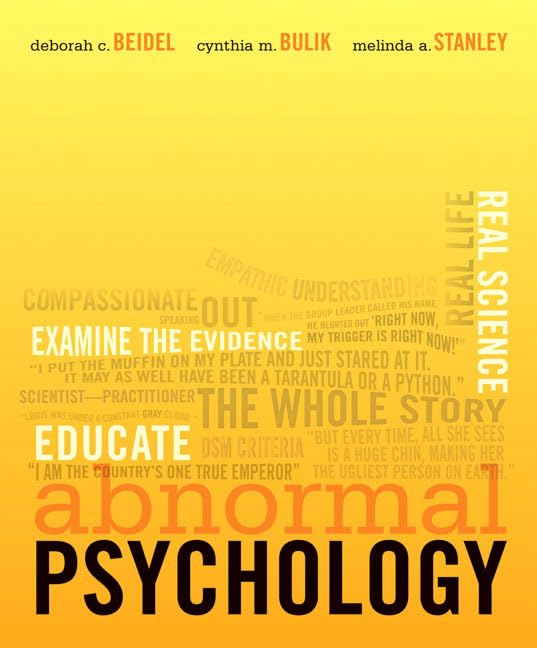 Amazon.com: Abnormal Psychology: 9780132216128: Beidel, Deborah C ...