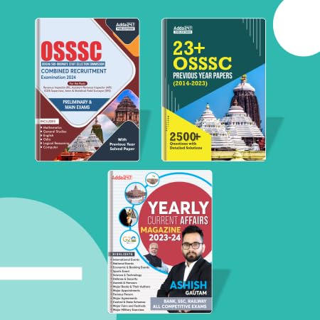 Buy Set of 3 OSSSC RI, ARI,AMIN, SFS & ICDS exam | 23+ OSSSC PYQ Book ...
