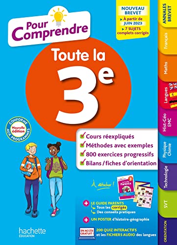 Programme 3ème 2023 complet en ligne : Cours & Exercices gratuits Troisième