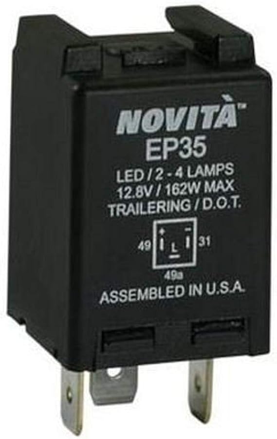 Amazon.com: Electronic Flasher, 3 Terminal I.S.O. (EP35C) : Automotive