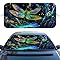 Amazon.com: Funny Cat Car Windshield Sun Shade Cute Driving Animals ...