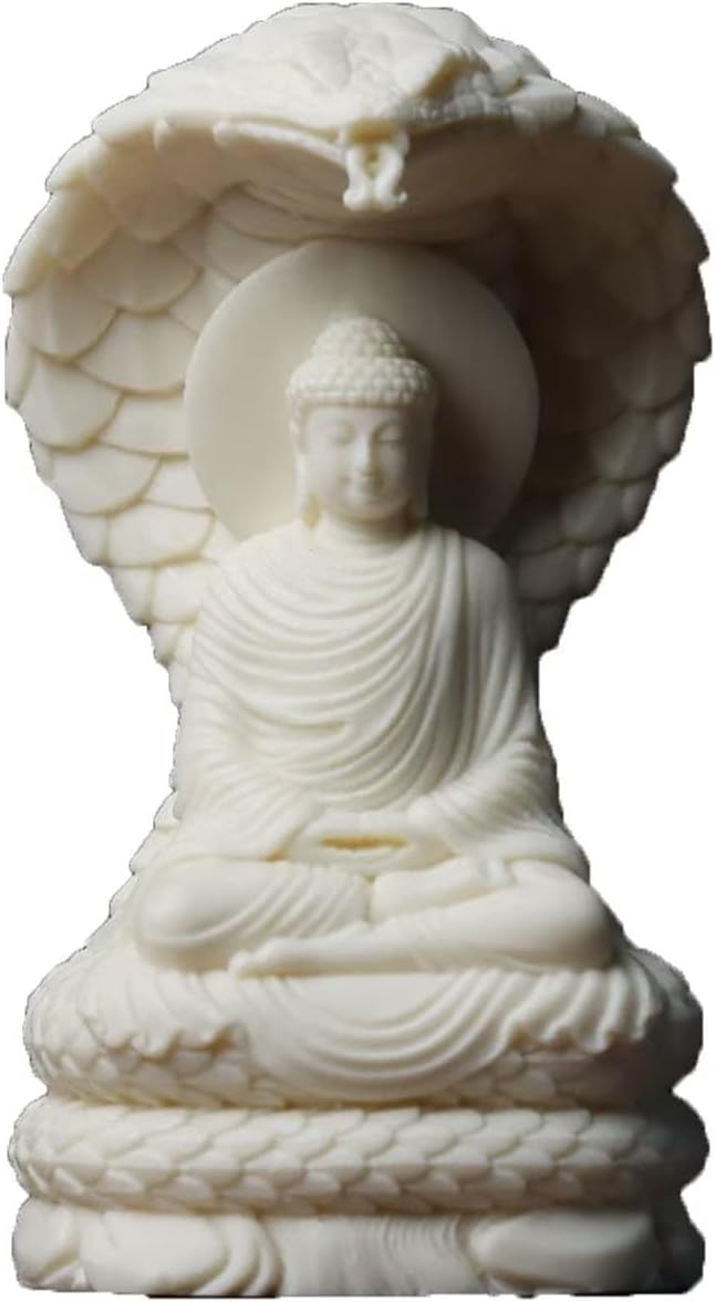Amazon.com: Sakyamuni Amitabha Buddha Statue with Snake Figurines feng ...