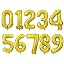 Amazon.com: Gold Number 18 Balloons, 18th Birthday Balloon, 40inch ...