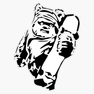 Amazon.com: Jawa Skateboarder Stencil Sticker Bumper Sticker Vinyl ...