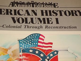 American History Volume 1- Pre-Colonial Through Reconstruction: unknown ...