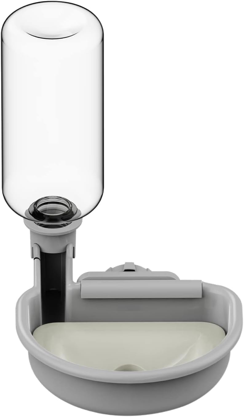 TOKAYIFE Pet Water Bottle [Grey, 480ml] Cage Water Bottles for Rabbits ...