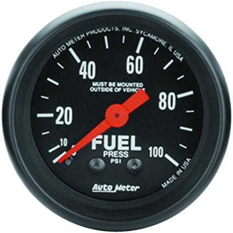 Amazon.com: Auto Meter 2612 Z-Series Mechanical Fuel Pressure Gauge ...