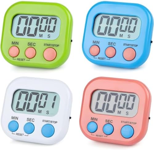 Digital timer, Kitchen timers for cooking, Magnetic Countdown Stopwatch ...