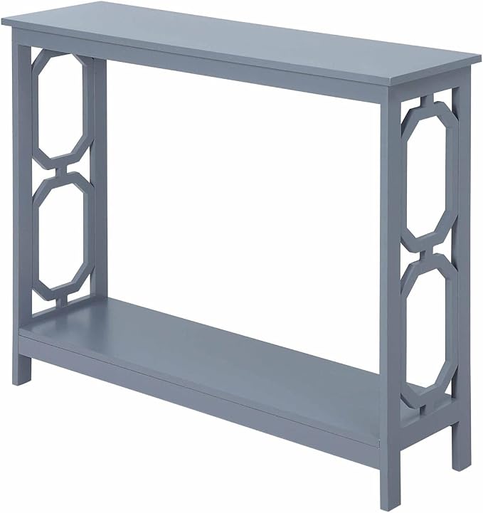 Amazon.com: Convenience Concepts Omega Console Table, Gray : Home & Kitchen