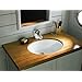 KOHLER K-2298-0 Compass Self-Rimming Undercounter Bathroom Sink, White ...