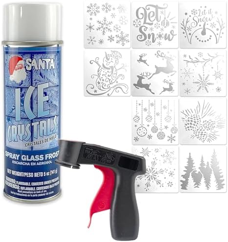 Amazon.com: Christmas Window Spray Kit – Ice Crystals Frost Spray (5 oz ...
