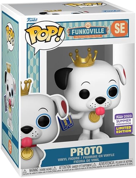Amazon.com: Pop! Proto The Dog with Blockbuster Card SDCC 2023 Shared ...