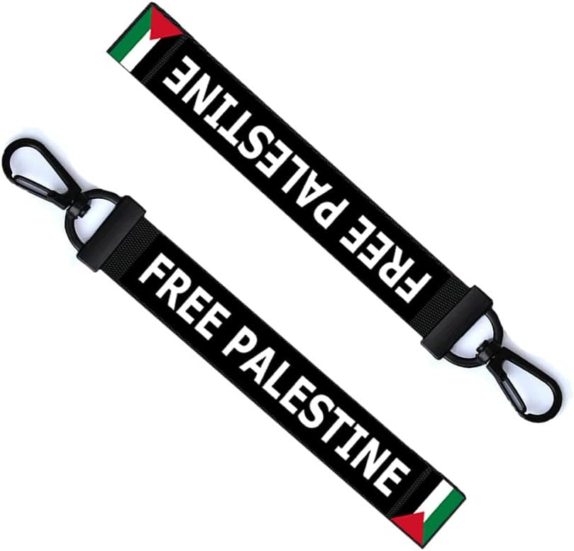 inking house FREE PALESTINE Key Chain Key ring Luggage Tag Zipper Pull ...