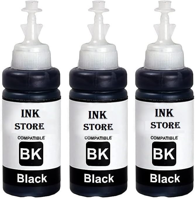Inkstore T6641 Refill Ink for Use in Epson L100, L110, L130, L200, L210 ...