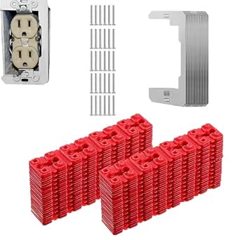 Electrical Outlet Spacer | Panel Socket Spacers - Loose Outlet Plug Fix ...