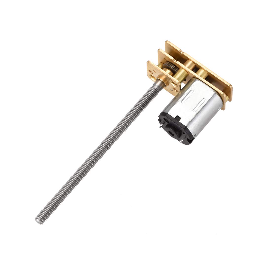 uxcell DC 12V 570RPM Gear Motor Thread Flip N20 Speed Reduction Motor ...