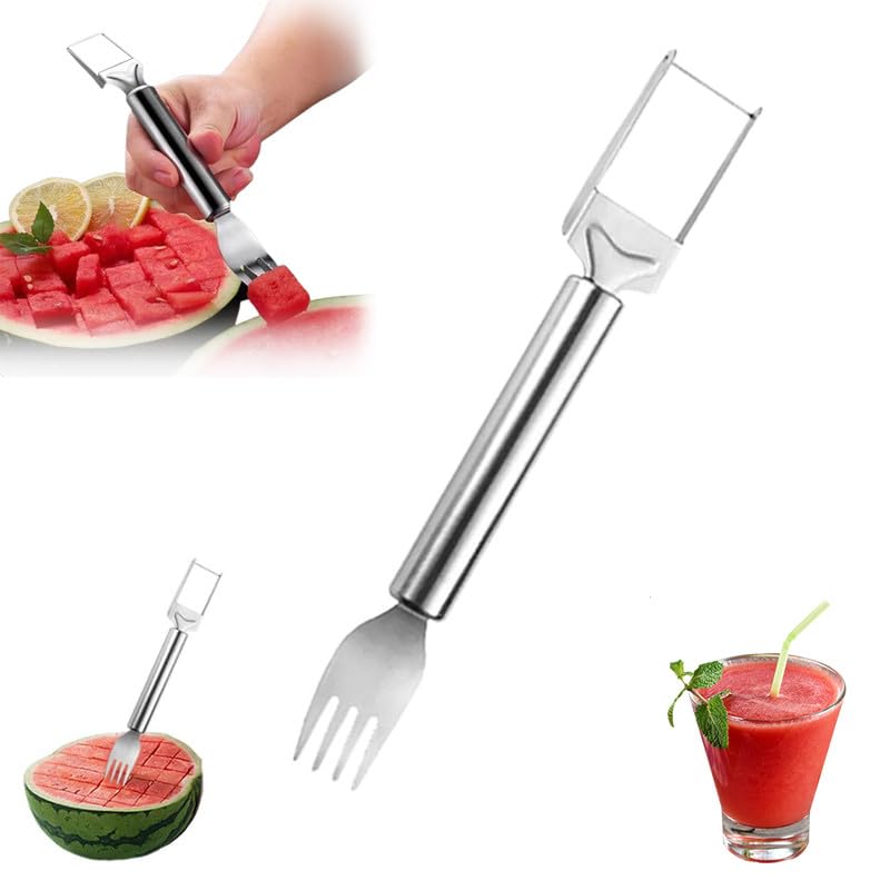 Amazon.com: 2-in-1 Stainless Steel Fruit Cutter, 2024 Upgraded ...