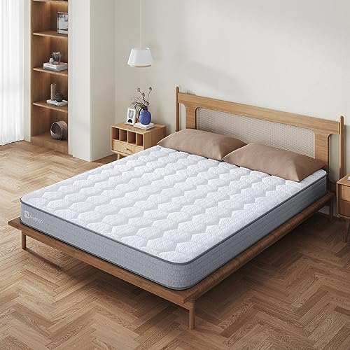 Amazon.co.jp: Avenco Mattress, Semi-Double, Slightly Hard, High ...