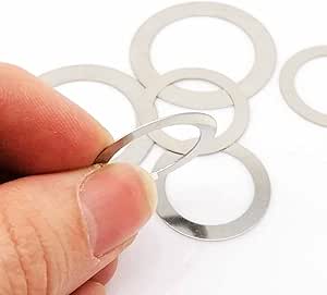 AUPCHI Zjizhao-Flat Washers M2 M3 M4 M5 M6 M7 M8 DIN988 304 Stainless Steel Ultra Thin Flat ...