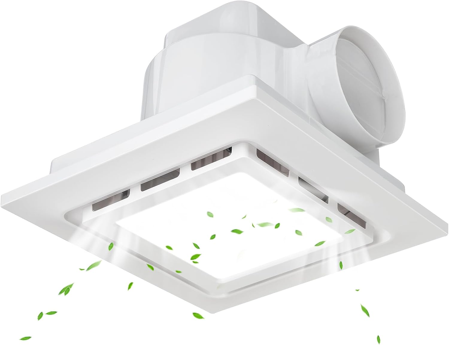 Amazon.com: TOYOUSEA Bathroom Exhaust Fan with Light 12x12 IN Panel ...