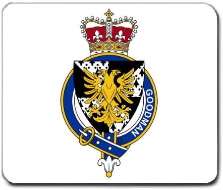 Amazon.com: Goodman England Family Crest Coat of Arms Mouse Pad ...