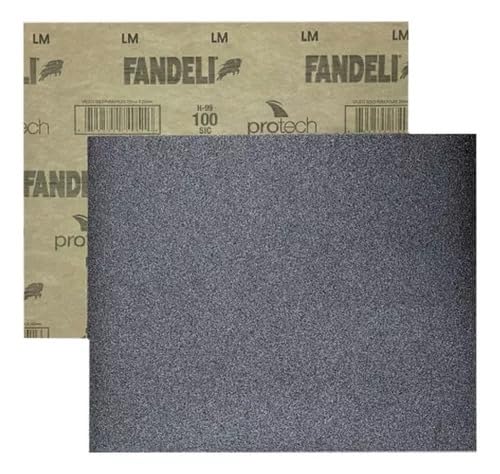 GENERIC Sandpaper H-99#100 PROTECH 0.25 m X 0.28 m PAPER FANDELI PACK ...